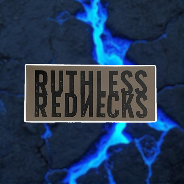 Redacted Sticker - Ruthless Rednecks