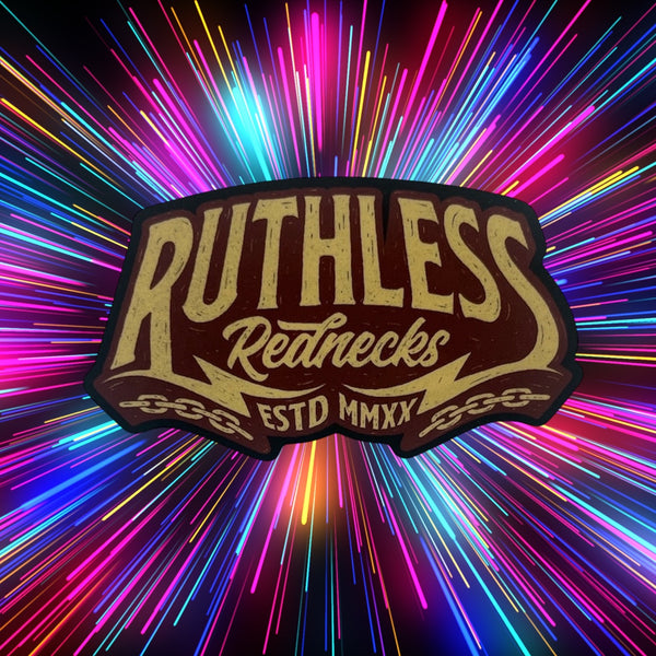Heavy Metal Sticker - Ruthless Rednecks