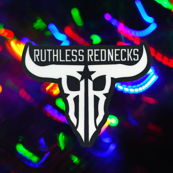 Raw Talent Sticker XL - Ruthless Rednecks