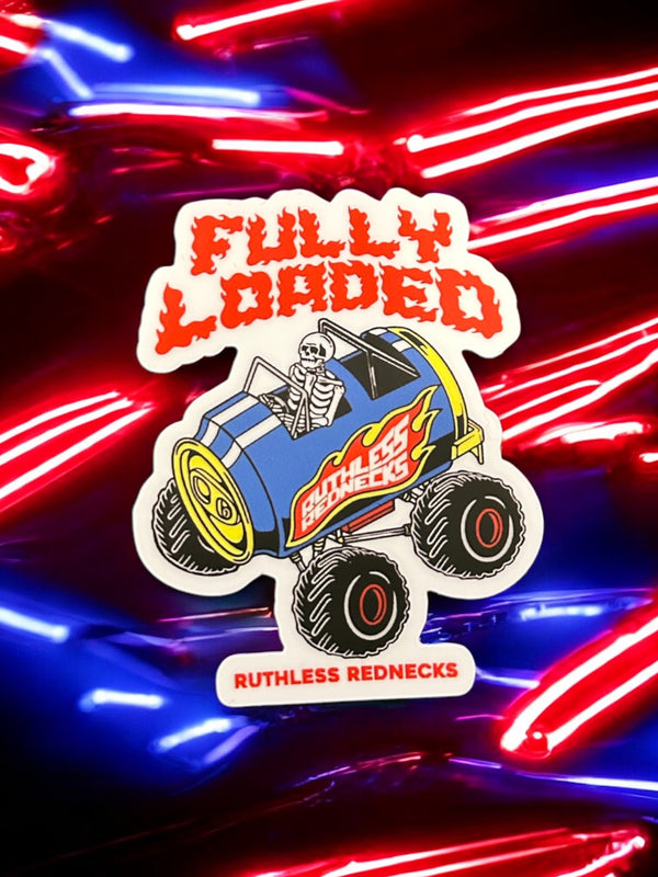 Booze Cruiser Sticker - Ruthless Rednecks