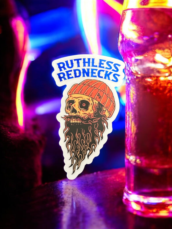 RR Skinner Sticker - Ruthless Rednecks