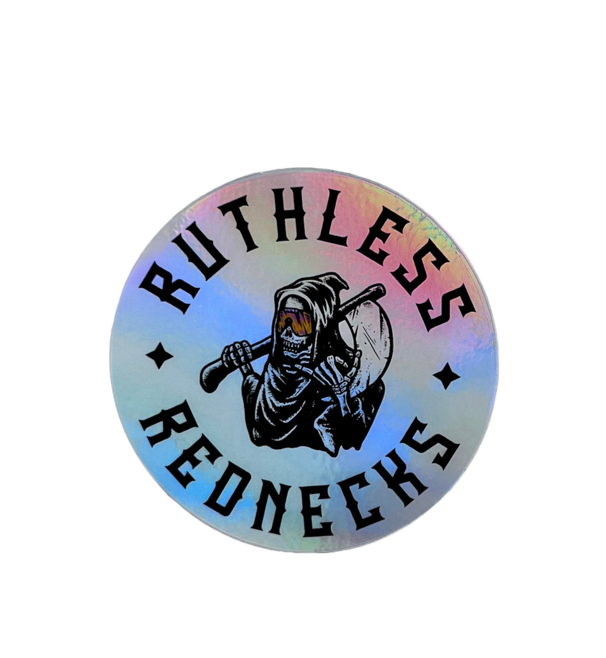Reaper Holographic Sticker | Ruthless Rednecks