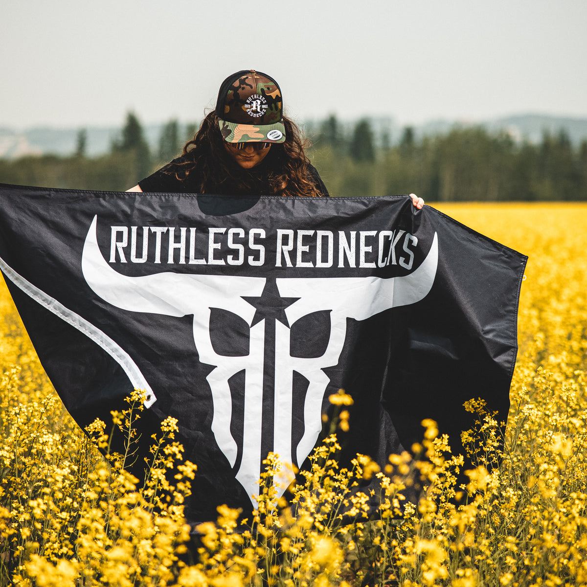 Raw Talent 5x3 Flag – Ruthless Rednecks