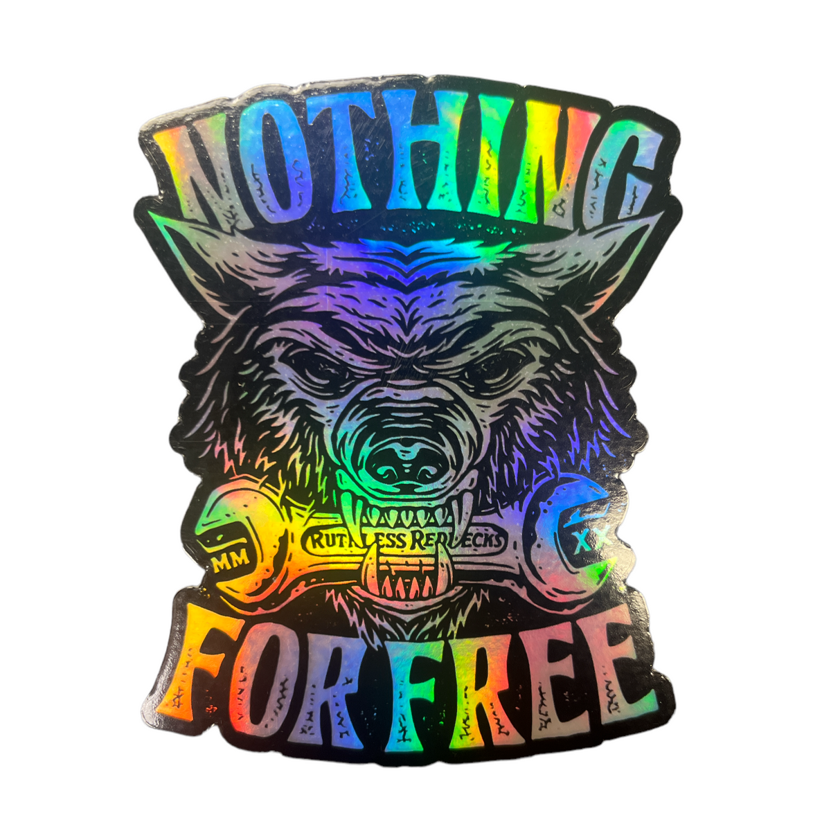 Alpha Holographic Sticker | Ruthless Rednecks