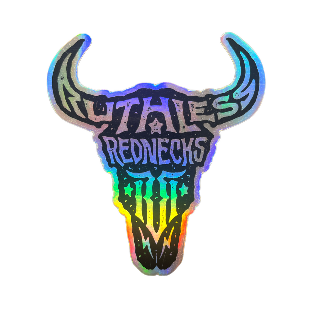 Roughstock Holographic Sticker | Ruthless Rednecks