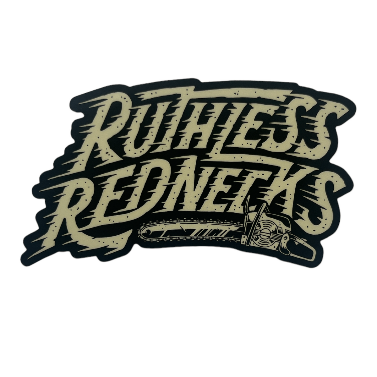 RR Chainsaw Sticker | Ruthless Rednecks